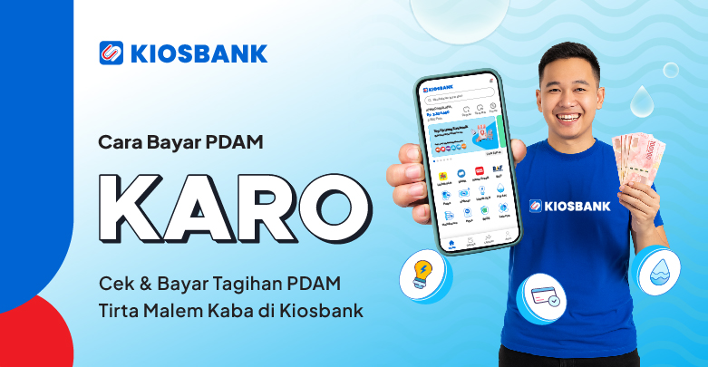 Bayar PDAM Kabupaten Karo Tirta Malem di Kiosbank